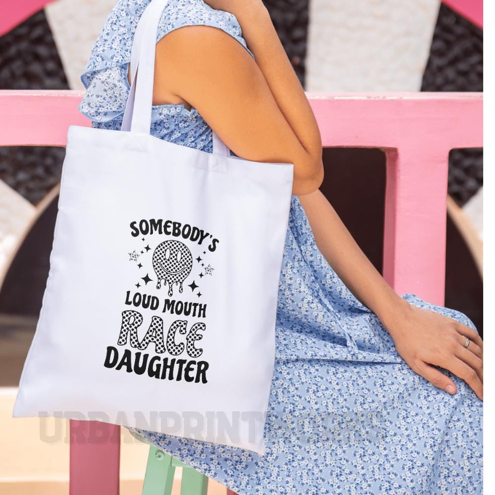 Somebodys Loud Mouth Race Daughter Svg, Wavy Letters Svg, Melting Smile ...