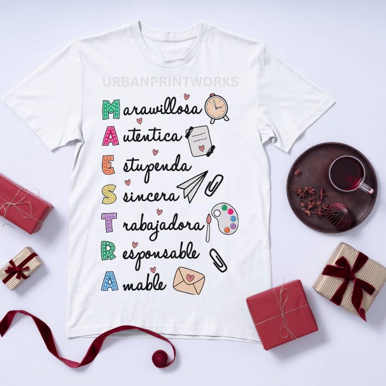 Maestra Svg, Maestra Png Sublimation Design, Spanish Teacher Png ...