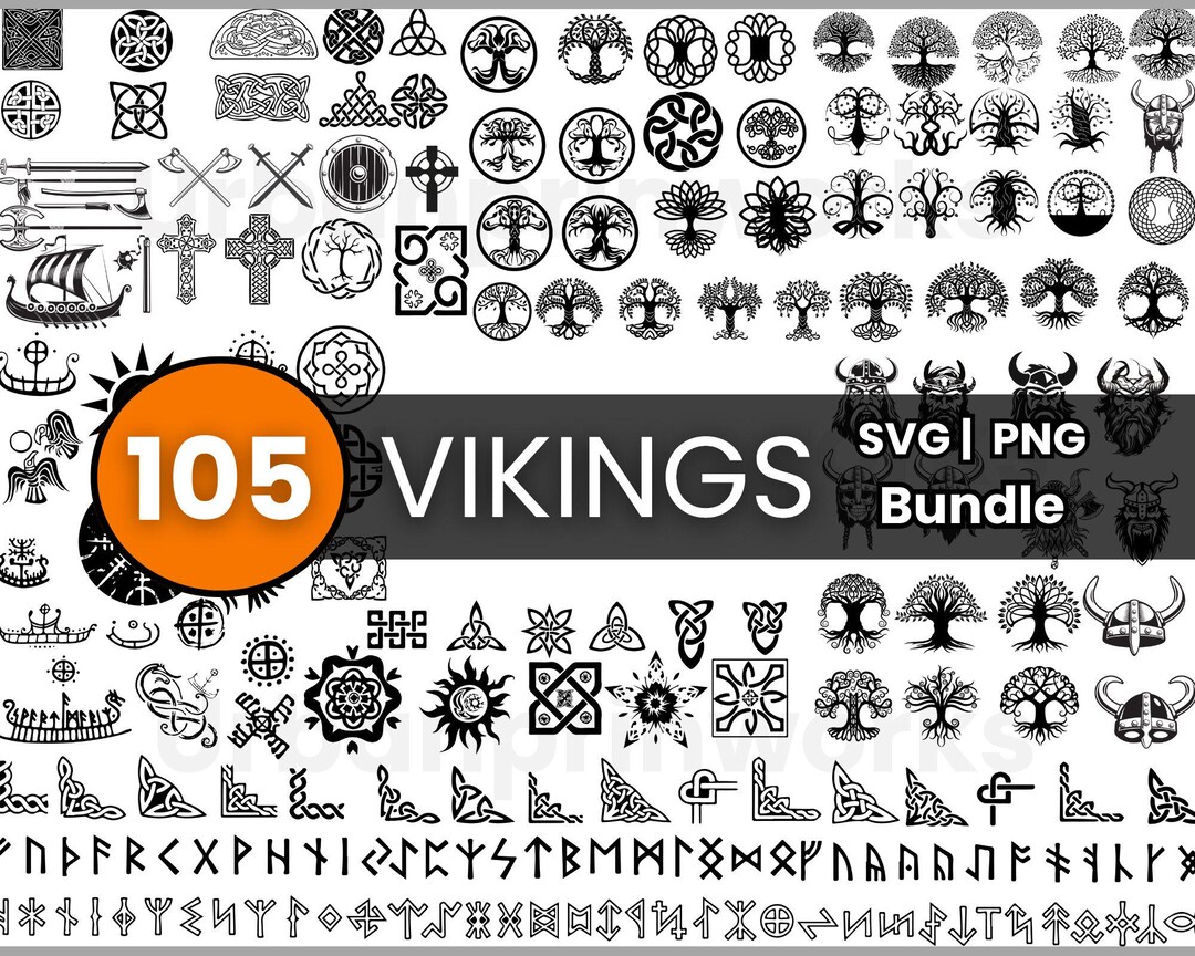 Viking Svg Bundle, Celtic and Viking Svg Bundle, Celtic Knot Svg ...
