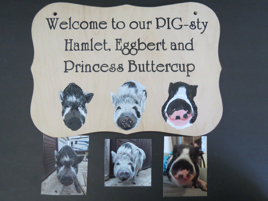 Pet Portrait Personalized Signs Made to Order Hand Painted Any Animal ...