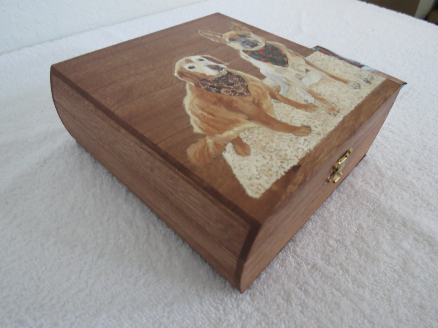 Pet Portrait Keepsake Treasure Box Hand Painted Made to Order Any ...