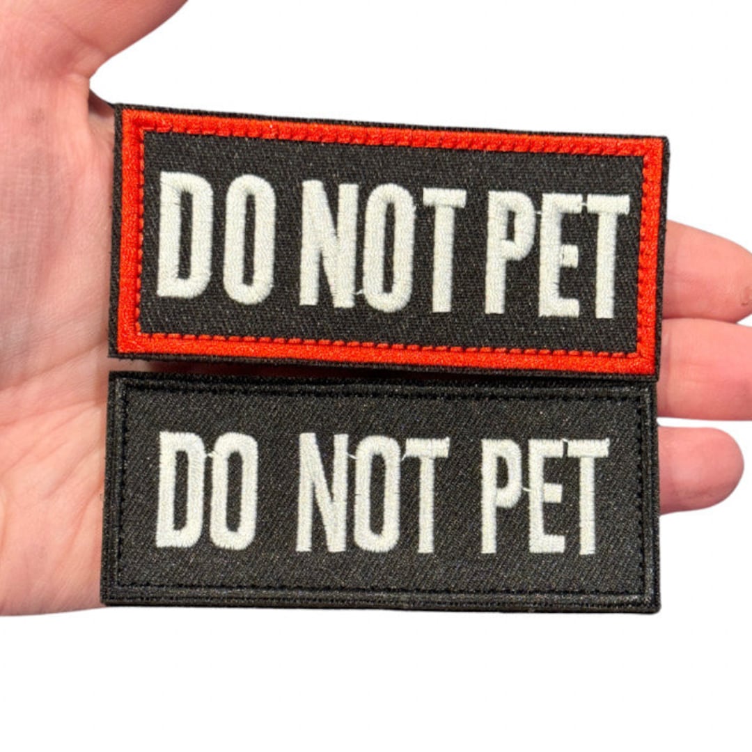 Do Not Pet Service Dog K9 Velcro Patch - Etsy