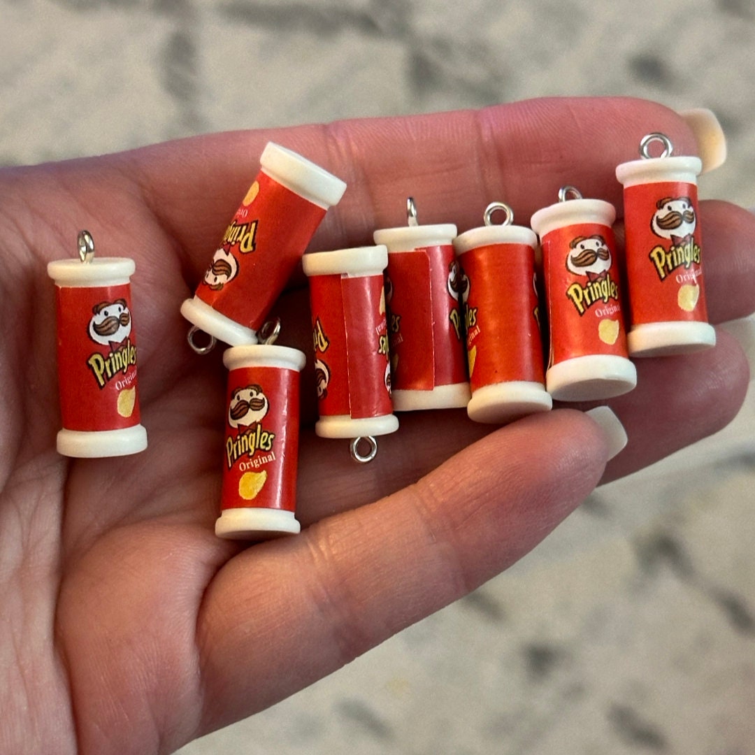 8pcs Red Pringles in Can Charms LAST SET - Etsy