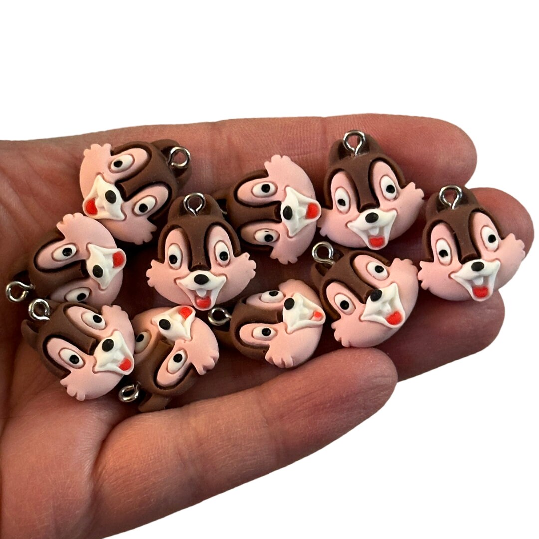 10pcs Chipmunk Charms - Etsy
