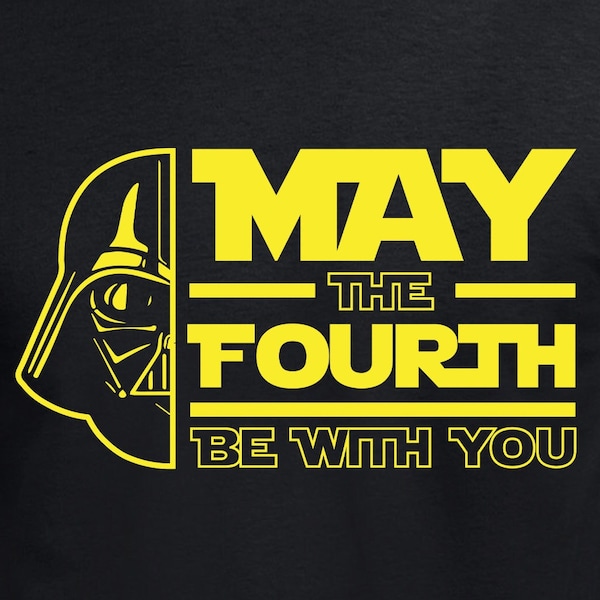 May the 4th Be With You Svg - Etsy
