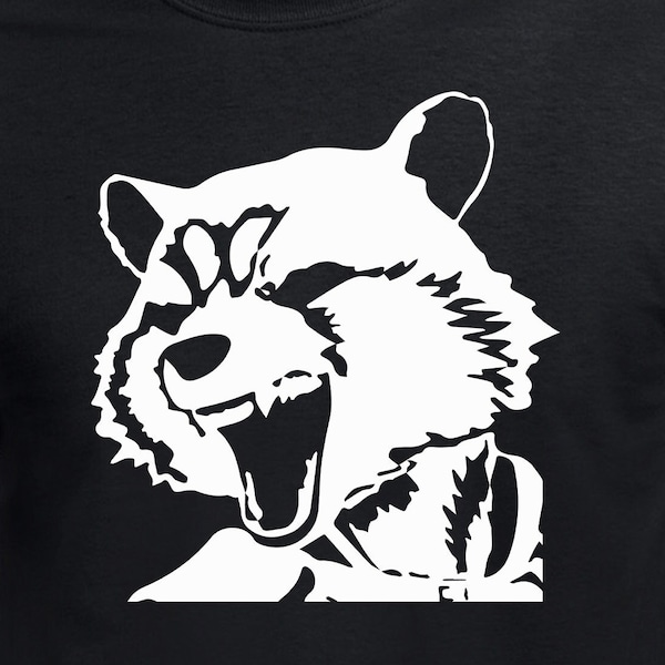 Rocket Raccoon Svg - Etsy