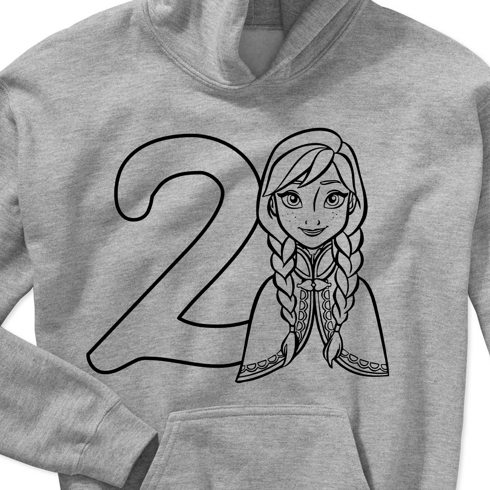 Anna 2nd Birthday Digital Cut Files Cricut Silhouette Cameo Svg Cut ...