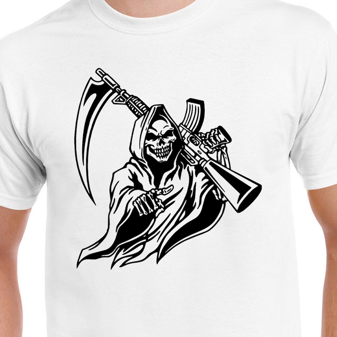 Skeleton Reaper Digital Cut Files | Cricut | Silhouette Cameo | Svg Cut ...