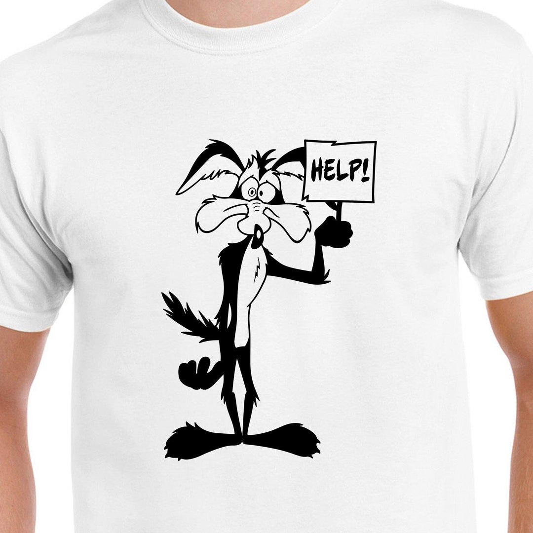 Wile E. Coyote Help Digital Cut Files Cricut Silhouette Cameo Svg Cut ...