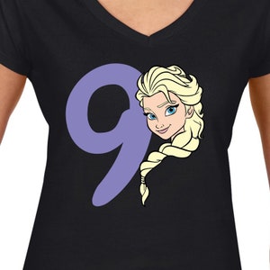 Elsa 9th Birthday Digital Cut Files | Cricut | Silhouette Cameo | Svg ...