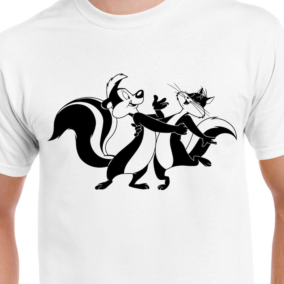 Pepe Le Pew & Penelope Pussycat Digital Cut Files | Cricut | Silhouette ...