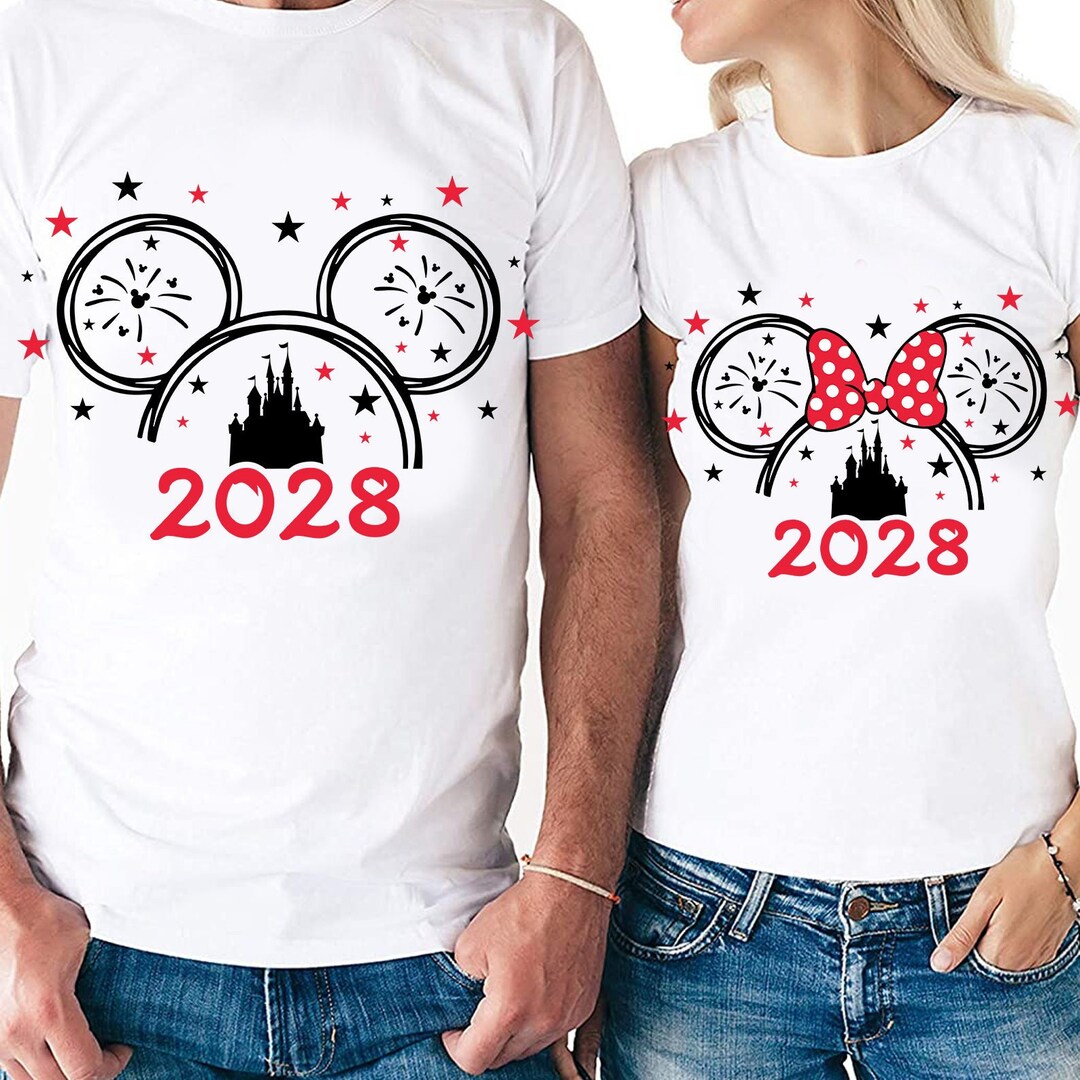 2028 Mickey Minnie Couples Set Digital Cut Files | Cricut | Silhouette ...