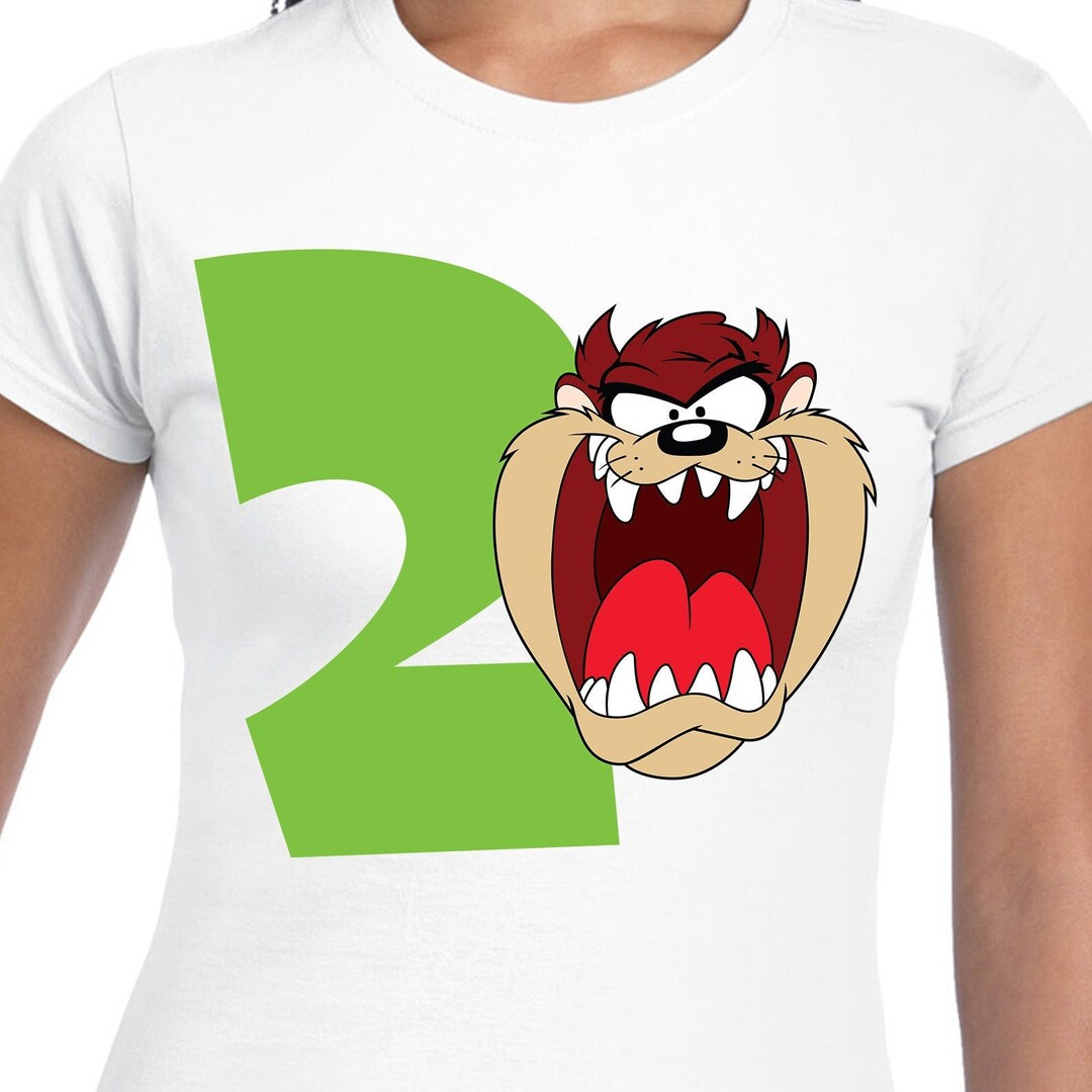 Taz 2nd Birthday Digital Cut Files Cricut Silhouette Cameo Svg Cut ...