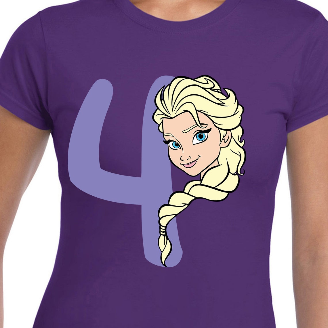 Elsa 4th Birthday Digital Cut Files | Cricut | Silhouette Cameo | Svg ...