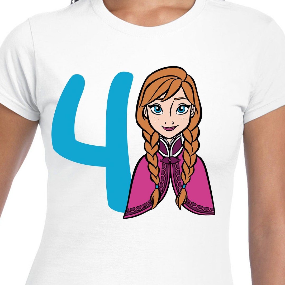 Anna 4th Birthday Digital Cut Files | Cricut | Silhouette Cameo | Svg ...