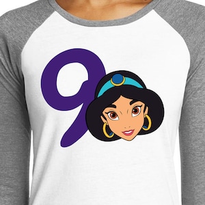 Princess Jasmine 8th Birthday Digital Cut Files | Cricut | Silhouette ...
