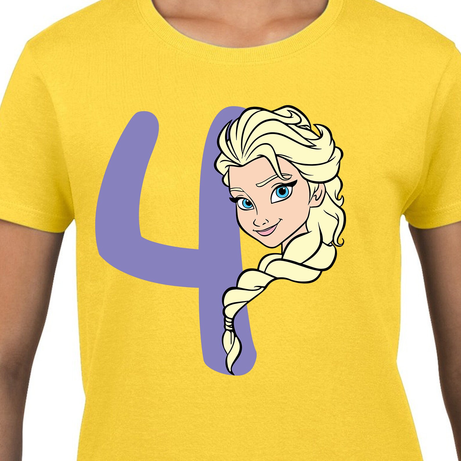 Elsa 4th Birthday Digital Cut Files | Cricut | Silhouette Cameo | Svg ...