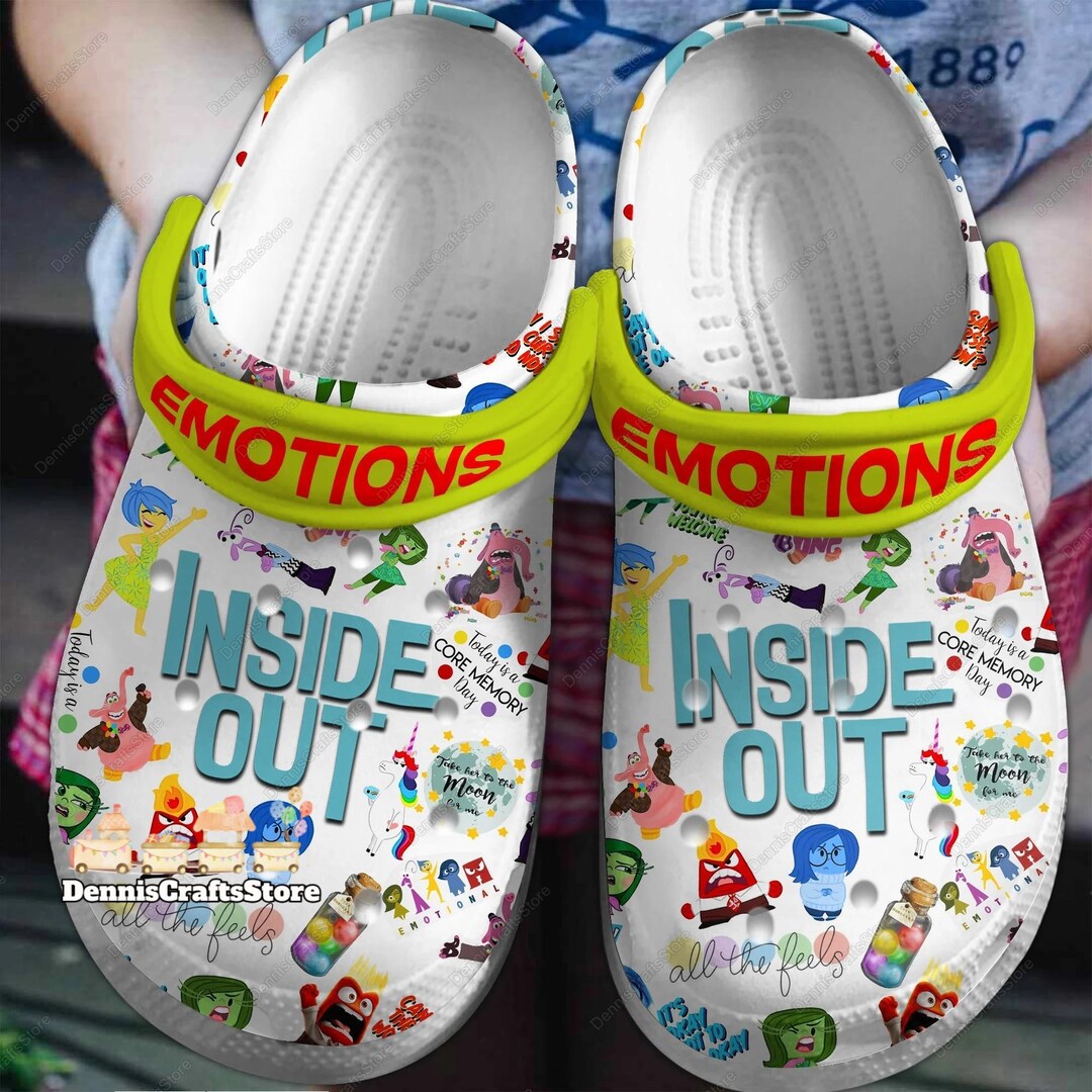 Inside Out Shoes, Inside Out Sandal, Inside Out Emotion Shoes, Inside ...