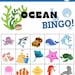 Ocean Theme Bingo Card Game - Etsy Canada
