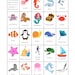 Ocean Theme Bingo Card Game - Etsy