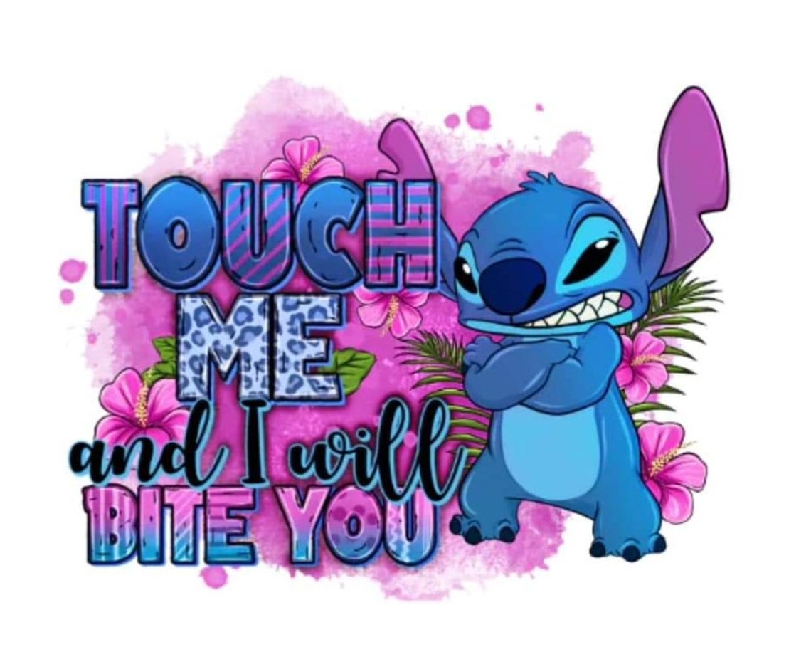 Touch Me and I'll Bite You Stitch - Etsy