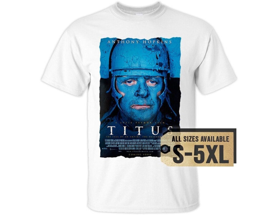 Titus V1 Anthony Hopkins Natural White Gray Vintage Men T Shirt All ...