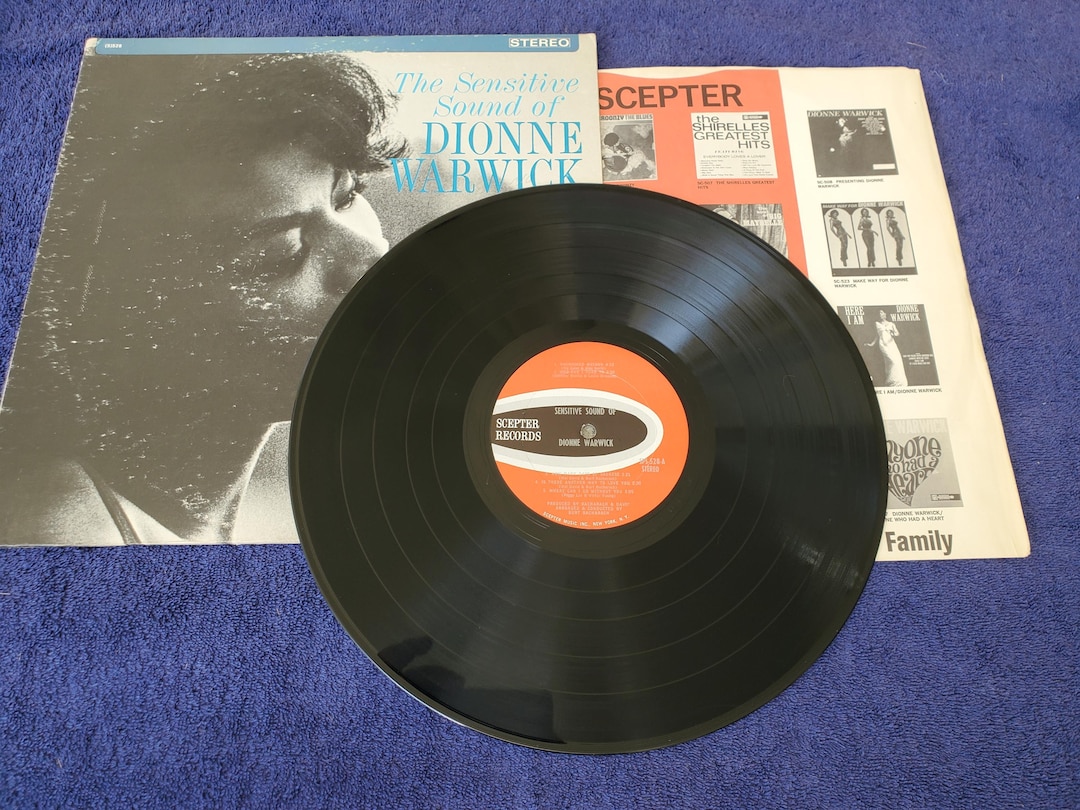ALBUM, Dionne Warwick " the Sensitive Sound of ", 1965 Septer Records ...