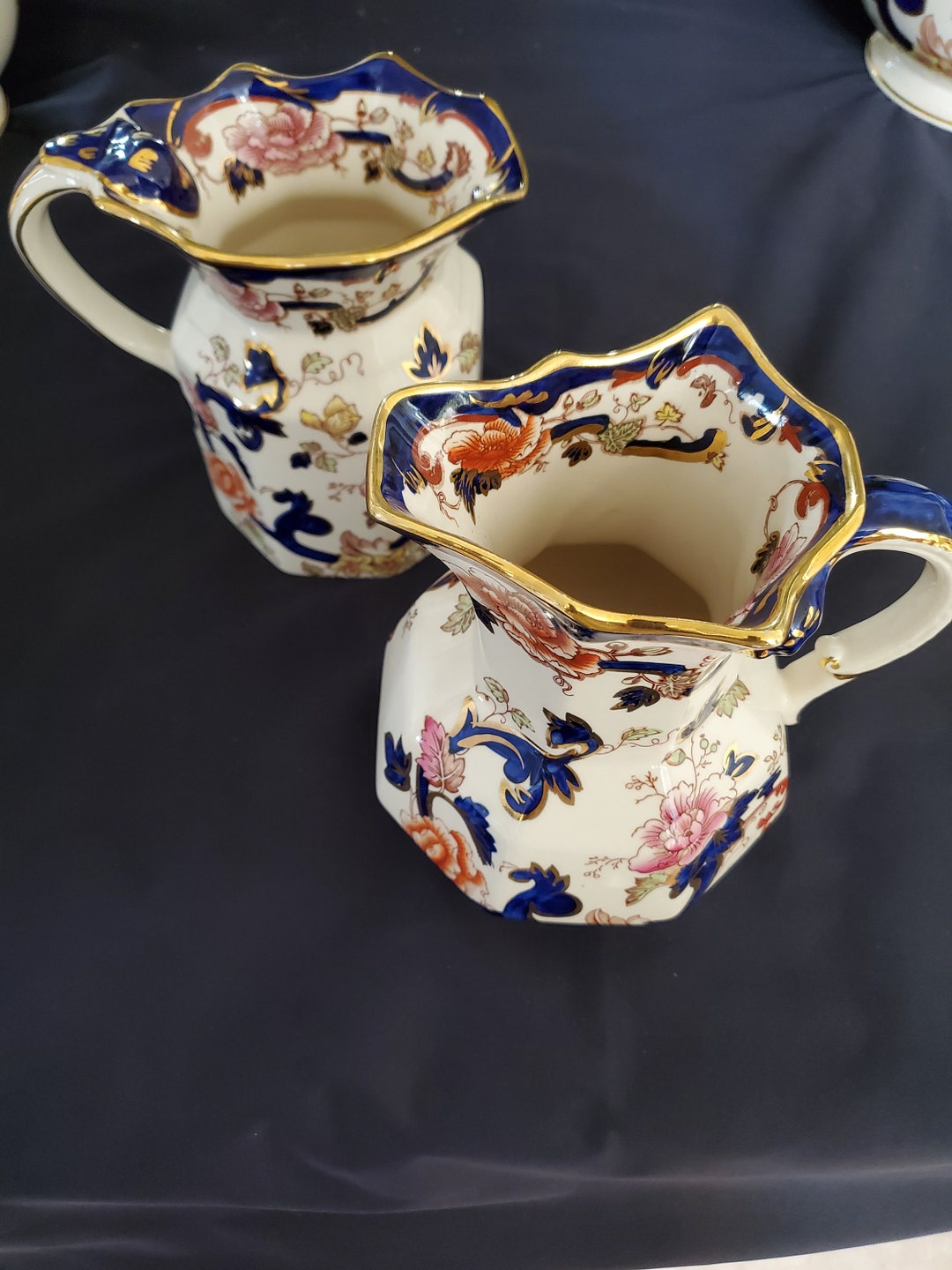 CHINA, Pitchers (fenton & Hydra), " MANDALAY BLUE ", by Mason - Etsy