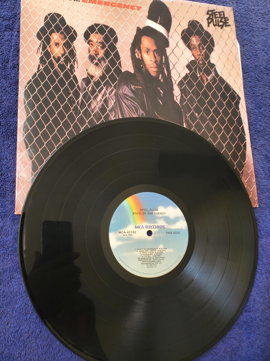 ALBUM, Steel Pulse " State of Emergency " 1988 MCA Records - Etsy