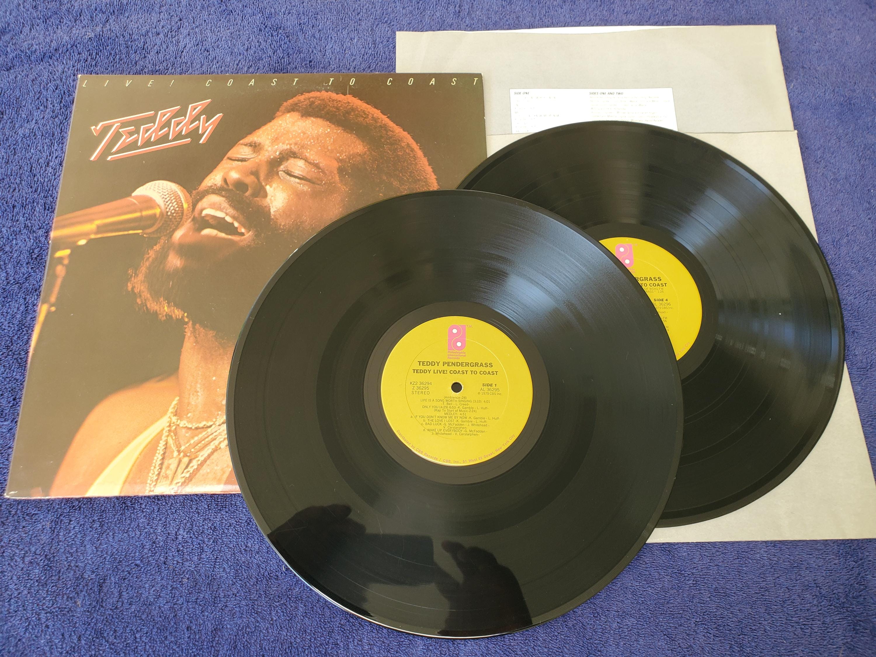 ALBUM, Teddy Pendergrass " TEDDY " Live Coast to Coast 1979 CBS - Etsy