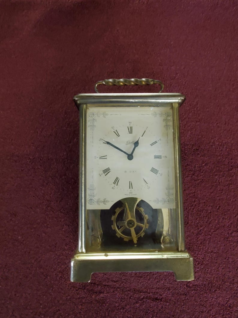 CLOCK, MINI SCHATZ , Mantle / Desk Clock - Etsy