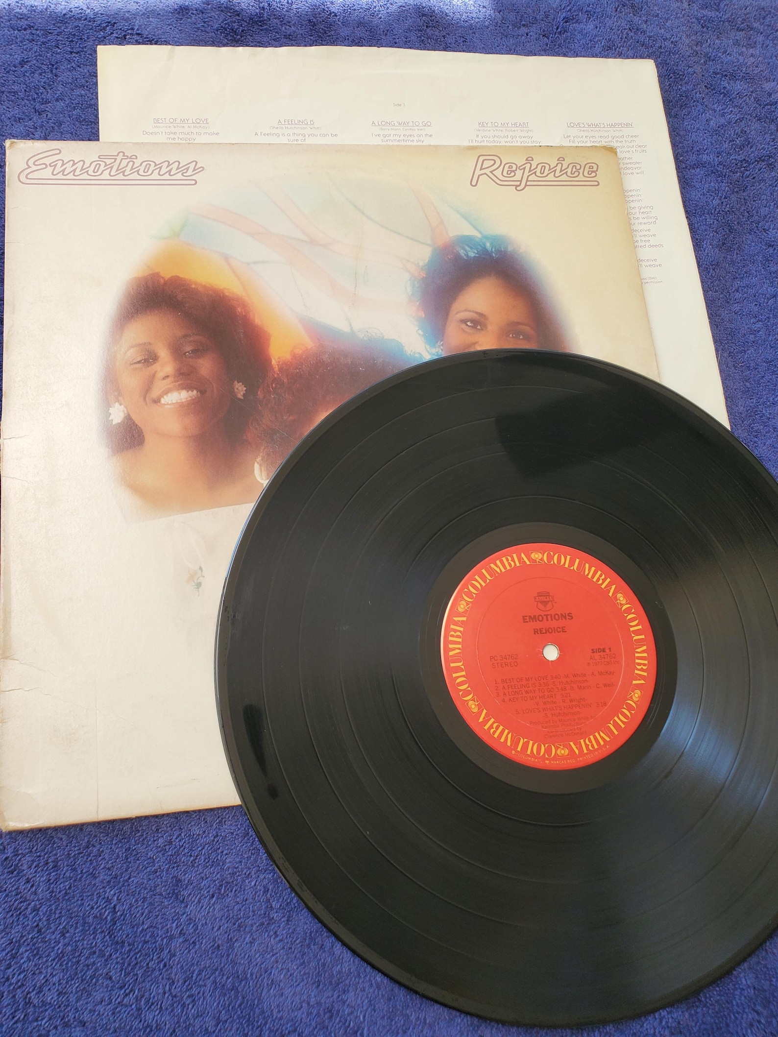ALBUM, Emotions " REJOICE " Columbia Records - Etsy