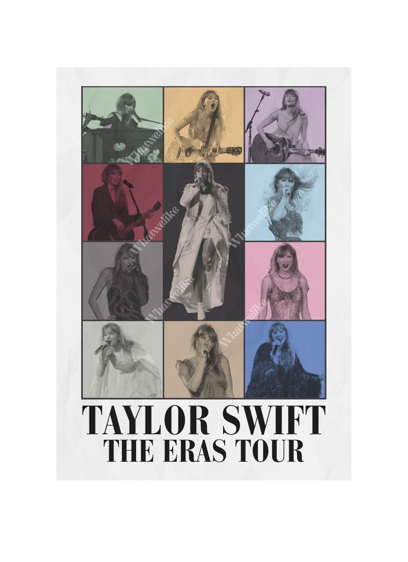 The Eras Tour Poster eras Tour Version 2024 Taylor Swift Swiftie ...