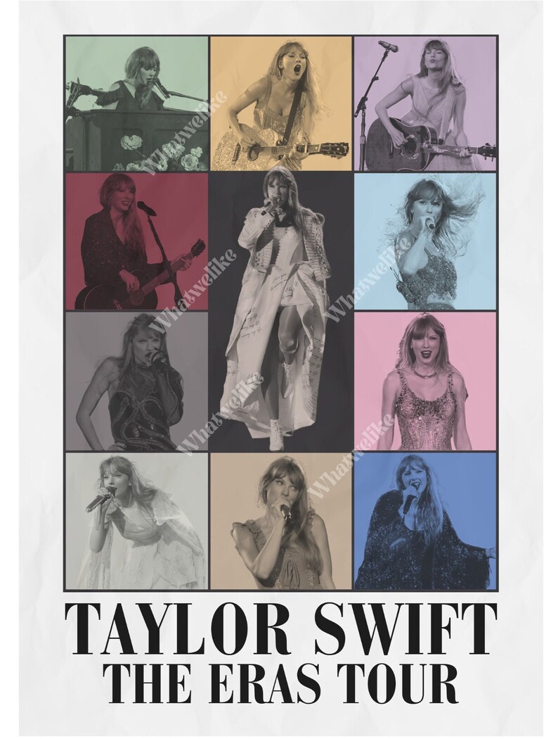 The Eras Tour Poster eras Tour Version 2024 Taylor Swift Swiftie ...