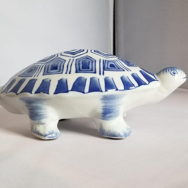 Porcelain Turtle - Etsy
