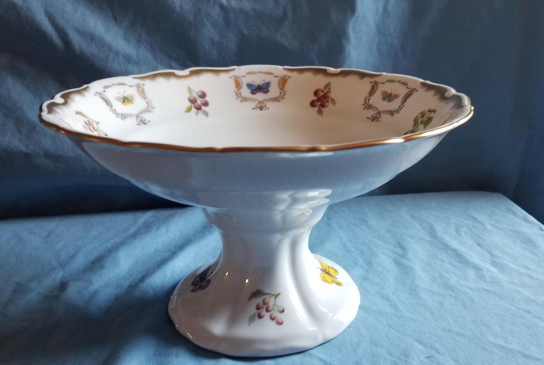 Beautiful Compote by Haas & Cajzek Winrose Collection Made in the Czech ...