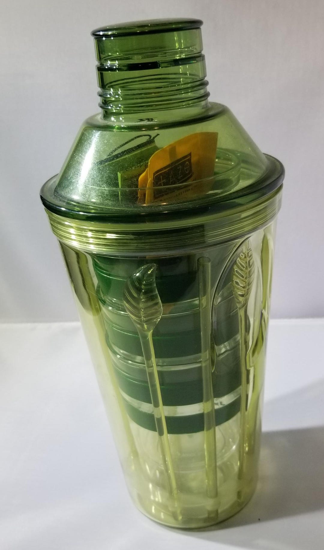 Tazo Iced Tea Shaker Set From Starbucks With Cups, Straws, Stiring ...