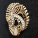 HAR Makers Mark Mid-century Clear Rhinestone Goldtoned Brooch - Etsy