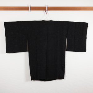 Vintage Black Formal Michiyuki With Embroidered Traditional Obi Pattern ...
