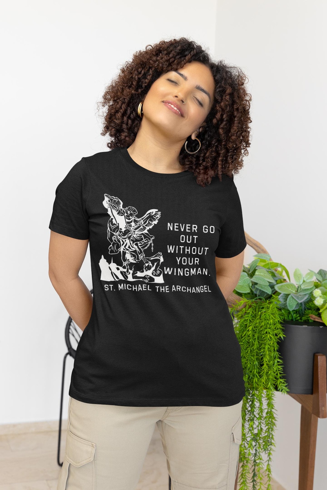 St. Michael Archangel T-shirt: Catholic Christian Apparel - Etsy