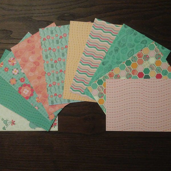 Patterned Cardstock - Etsy