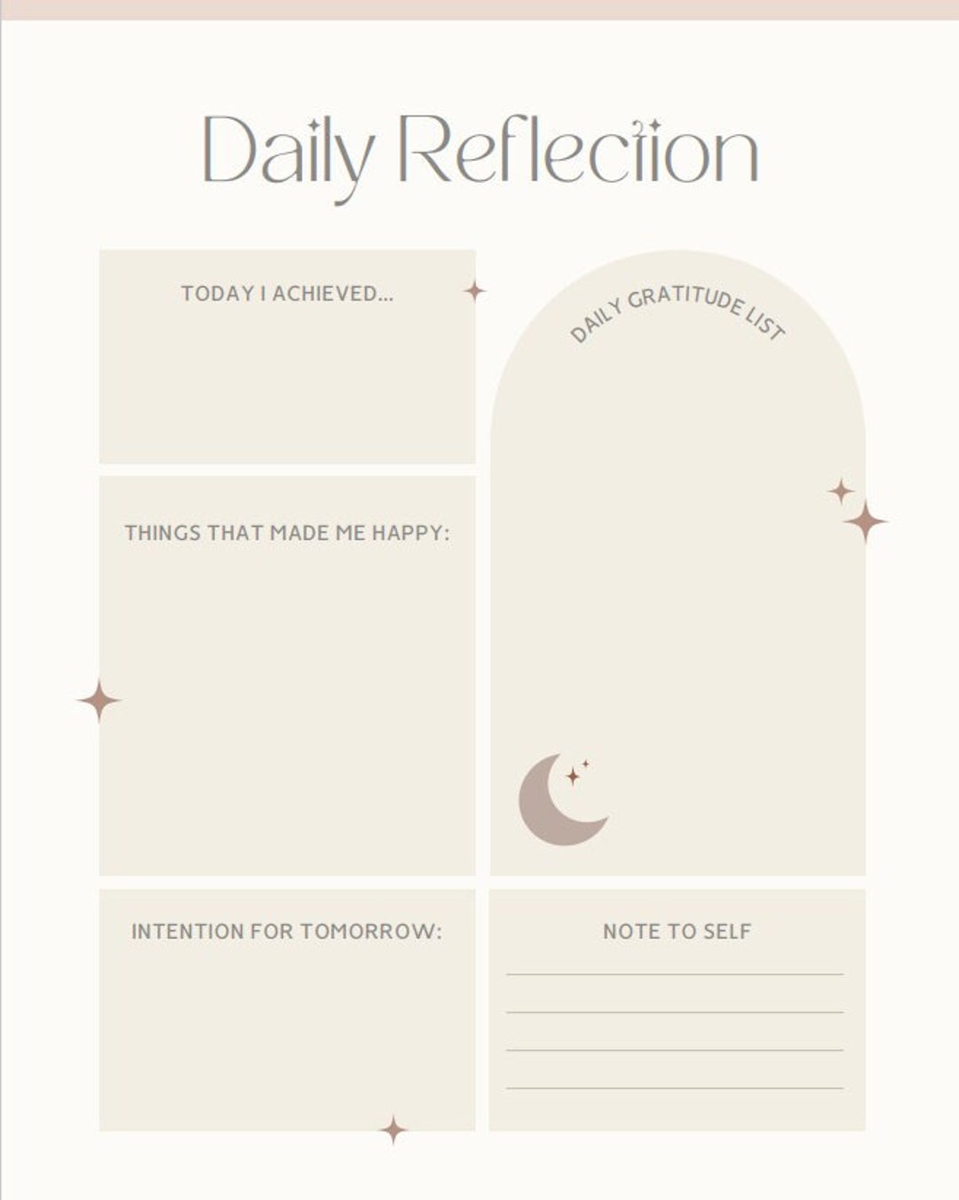 Daily Reflection Notebook - Etsy Canada