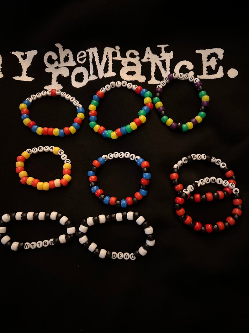 My Chemical Romance Kandi Bracelets! - Etsy