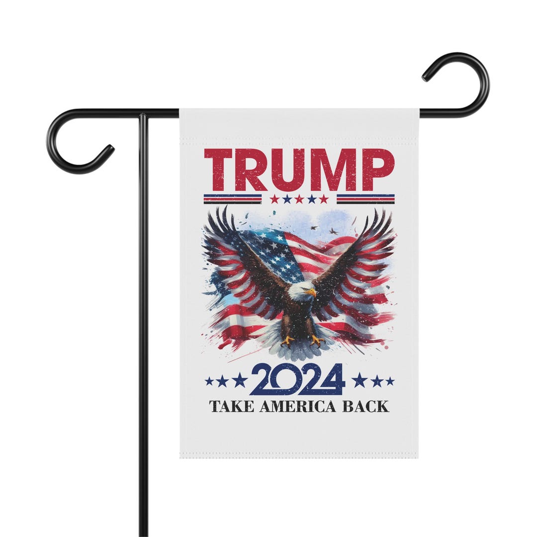 Trump 2024 Yard Banner Trump Home Decor MAGA Merch Garden & House ...