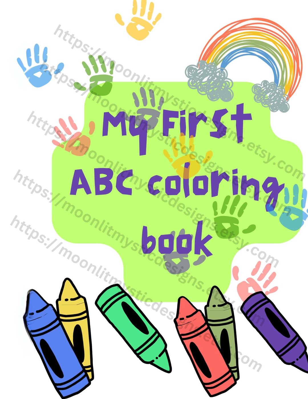 My First Abcs Coloring Book, Digital Download 26 Pages of Coloring ...