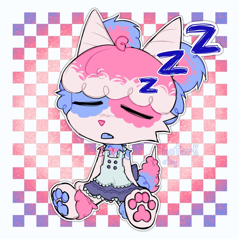 YCH Scene Chibi Furry/fursona - Etsy UK