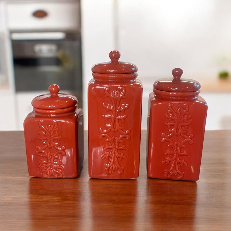 Retro Canister Set - Etsy