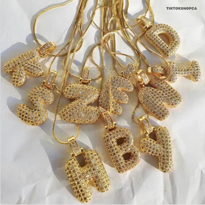 Justin Bieber & Hailey Bieber Inspo Chunky Bubble Zirconia Crystal 26 A ...