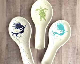 Turtle Spoon Rest - Etsy