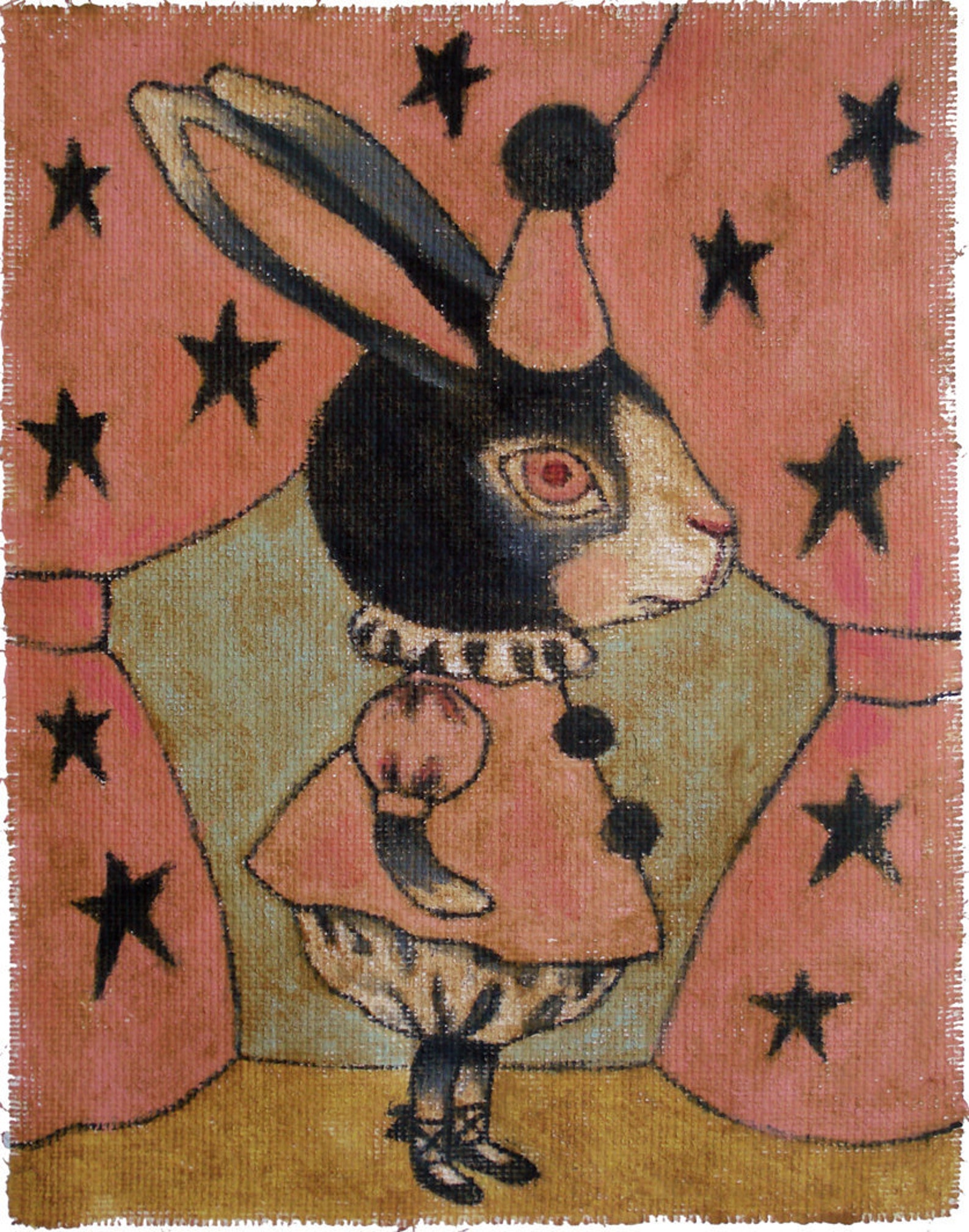 Pierrot Lapin - Print - Etsy